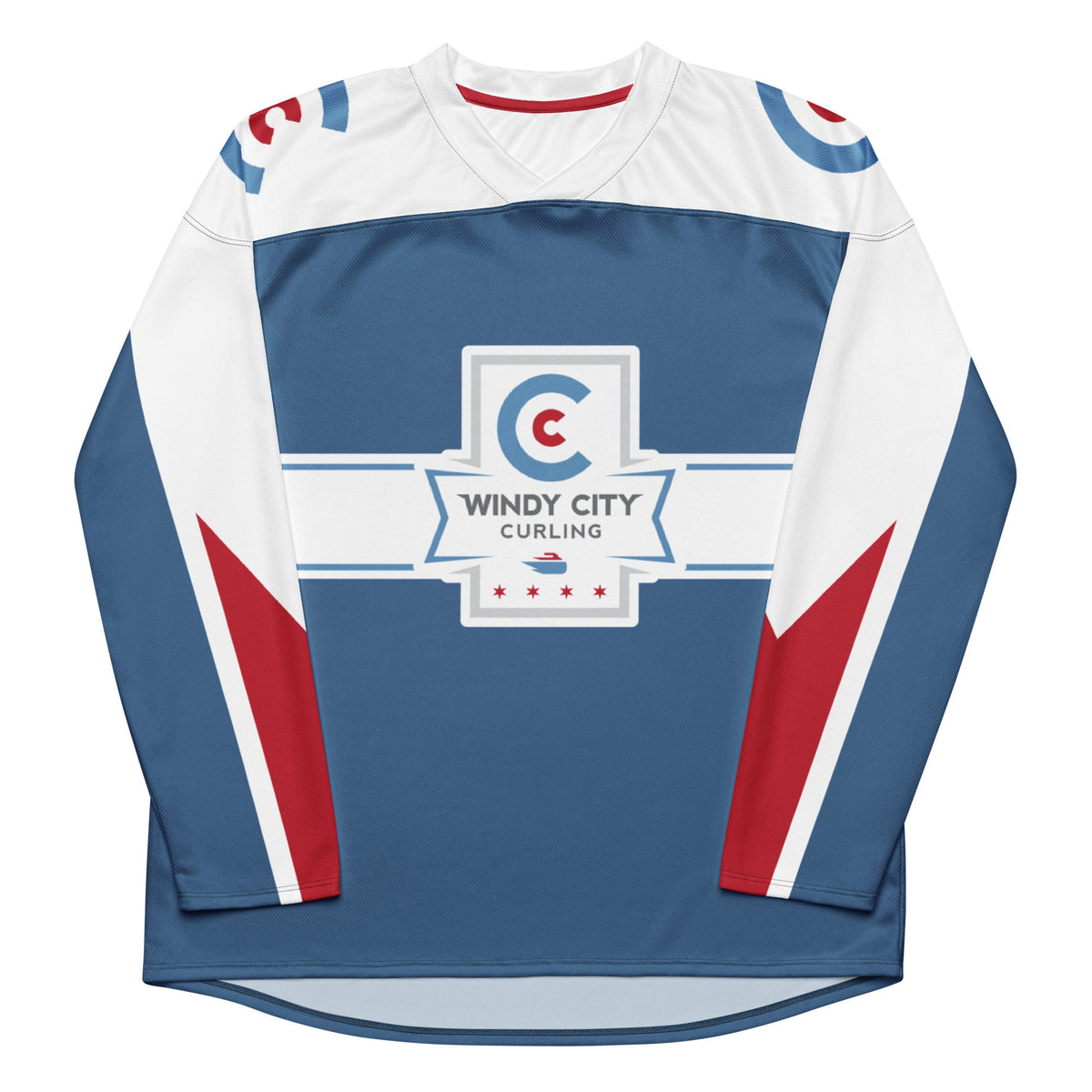 Windy City Curling Recycled Lightweight hockey style fan jersey – Broomfitters