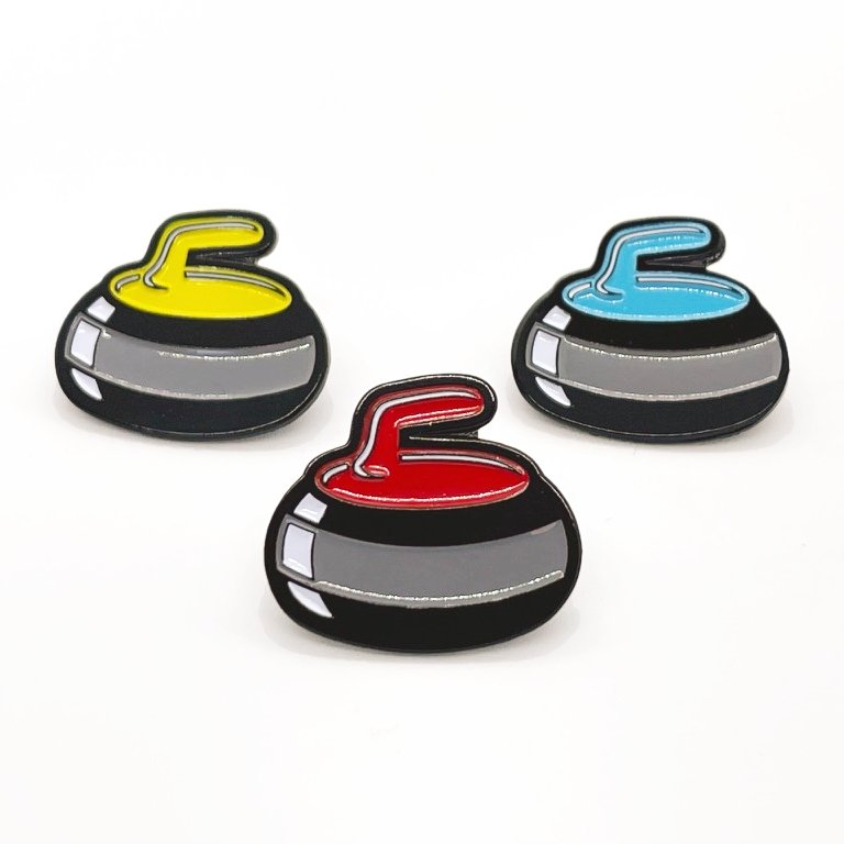 1" Curling Stone Pin – Broomfitters