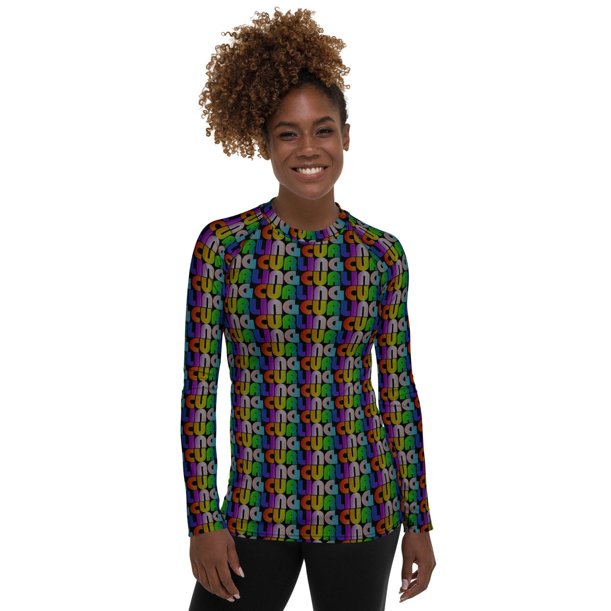 Women's Curling Spectrum Sweep Shirt Rash Guard – Broomfitters